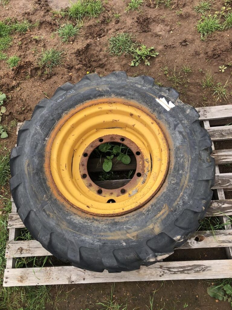 Bridgestone Loader/Backhoe Tyre with Rim - DRM Equipment