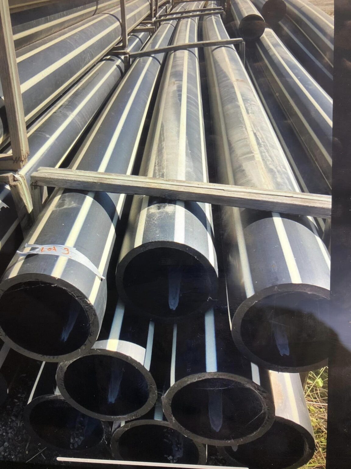 Australian Custom Pipes HDPE Poly Pipe $550 each 280mm OD - DRM Equipment