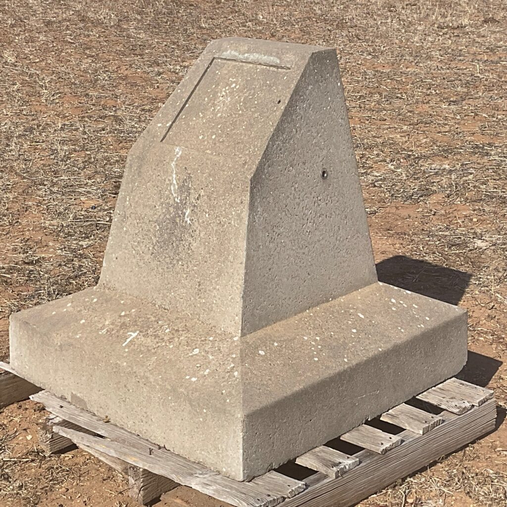 Concrete Plaque / Memorial Base 1m x 1m - DRM Equipment